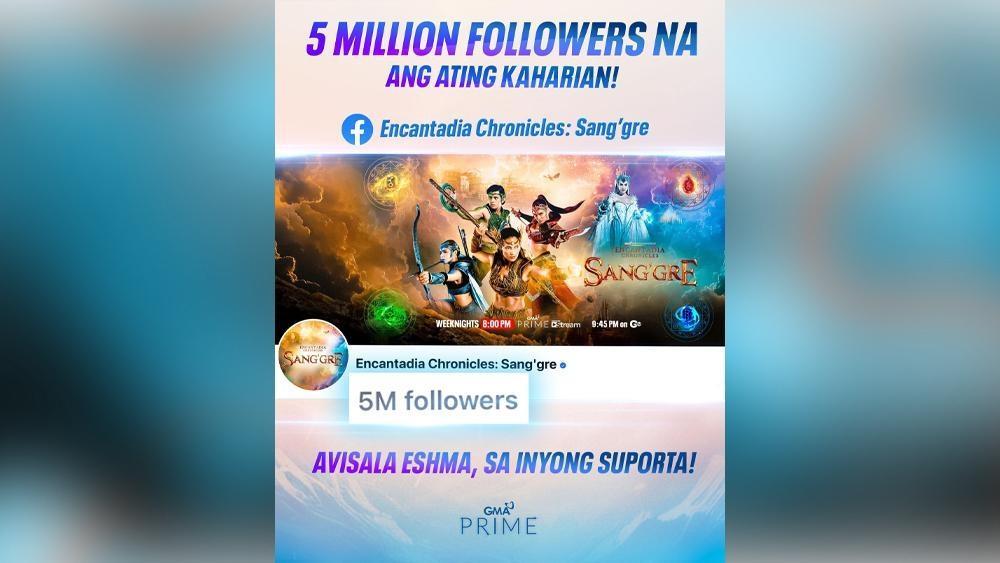 'Encantadia Chronicles: Sang'gre' Facebook reaches 5M followers | GMA ...