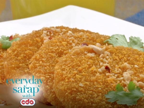 Recipe: CDO Ulam Burger crispy patties with peanut butter sauce