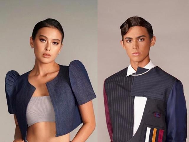 LOOK: Michelle Dee rocks modern Filipiniana with brother Abe Lawyer in ...