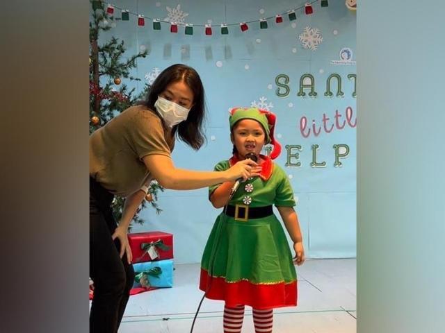 Tali Sotto leads PH national anthem in her school's Christmas program ...