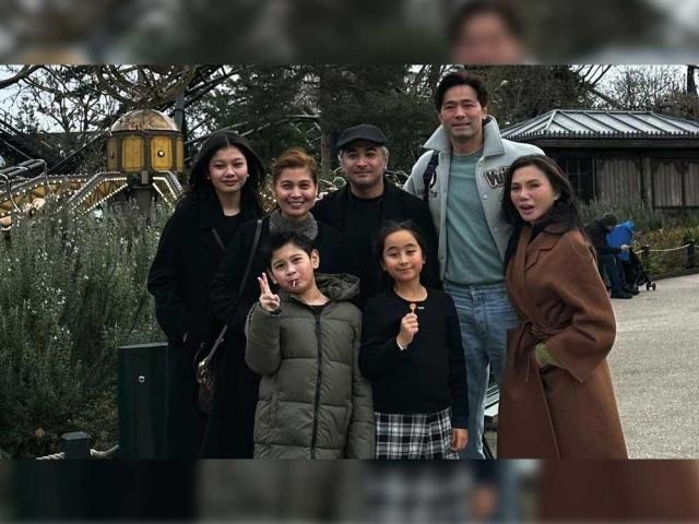 Scarlet Snow Belo enjoys Parisian amusement park with parents Vicki ...