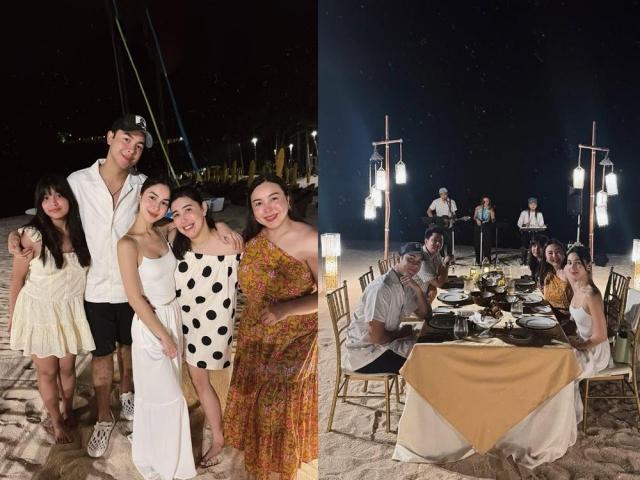 Dani Barretto shows mom Marjorie's surprise birthday dinner at the beach | GMA Entertainment