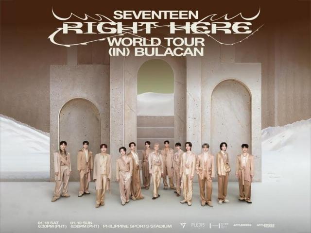 SEVENTEEN's 'Right Here' world tour kicks off in Manila this weekend | GMA Entertainment
