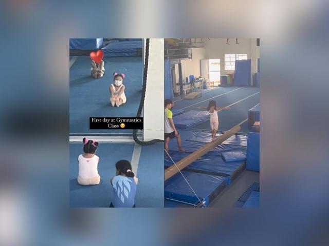 Tali Sotto marks her first day in gymnastics class | GMA Entertainment