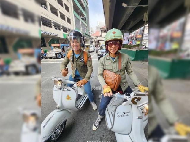LOOK: Kuya Kim Atienza and son Jose drive around Manila in their cool ...