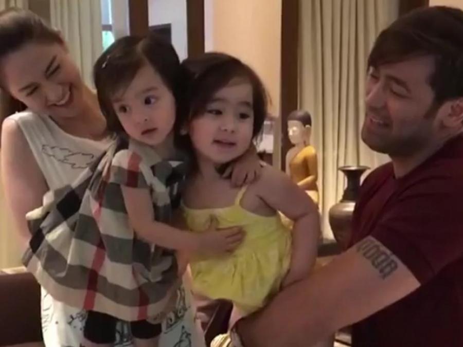 WATCH: Baby Zia and Scarlet Snow Belo practice their secret handshake ...
