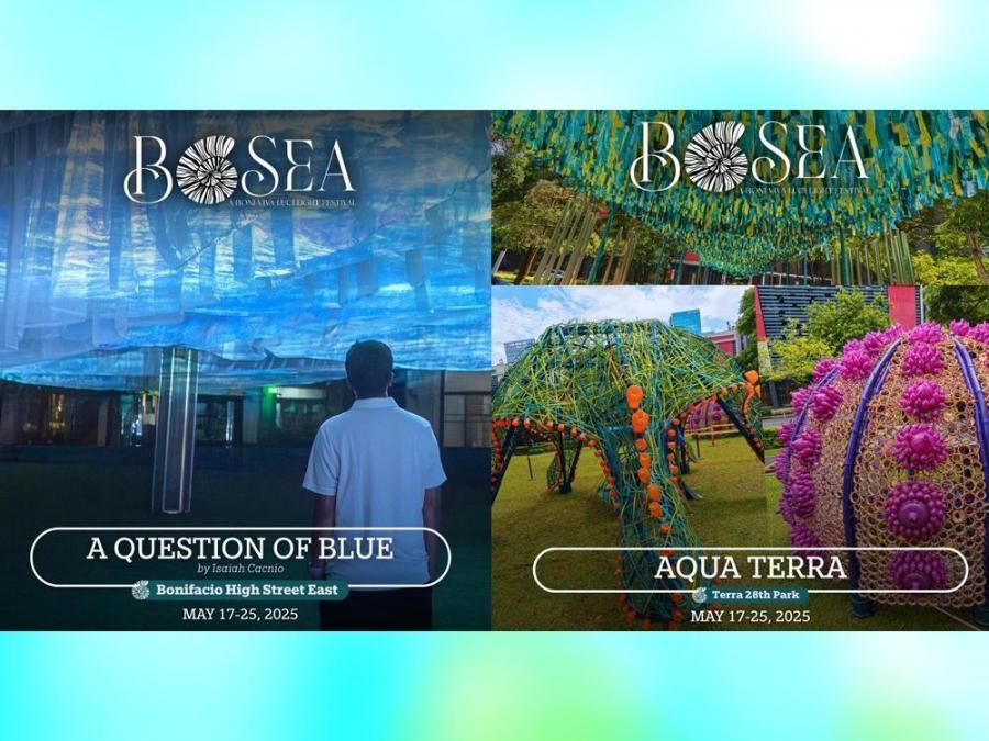 Check out these sea-inspired installations in BGC
