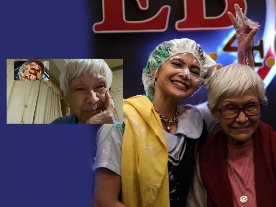 Bianca Umali gets cooking tips from her 'master chef' Lola Vicky Umali ...