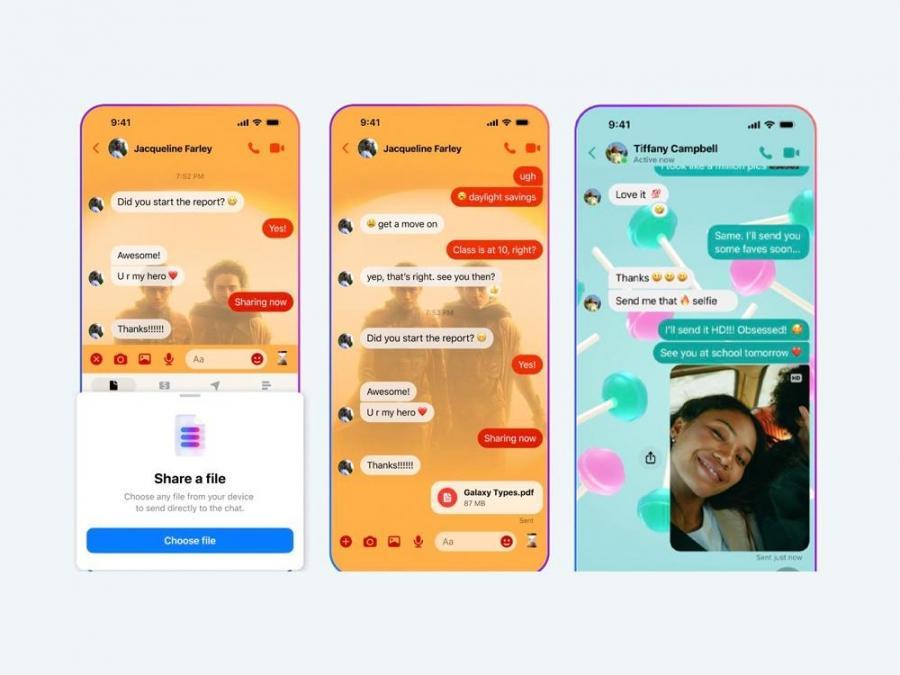 You can now send HD photos, larger files on Messenger