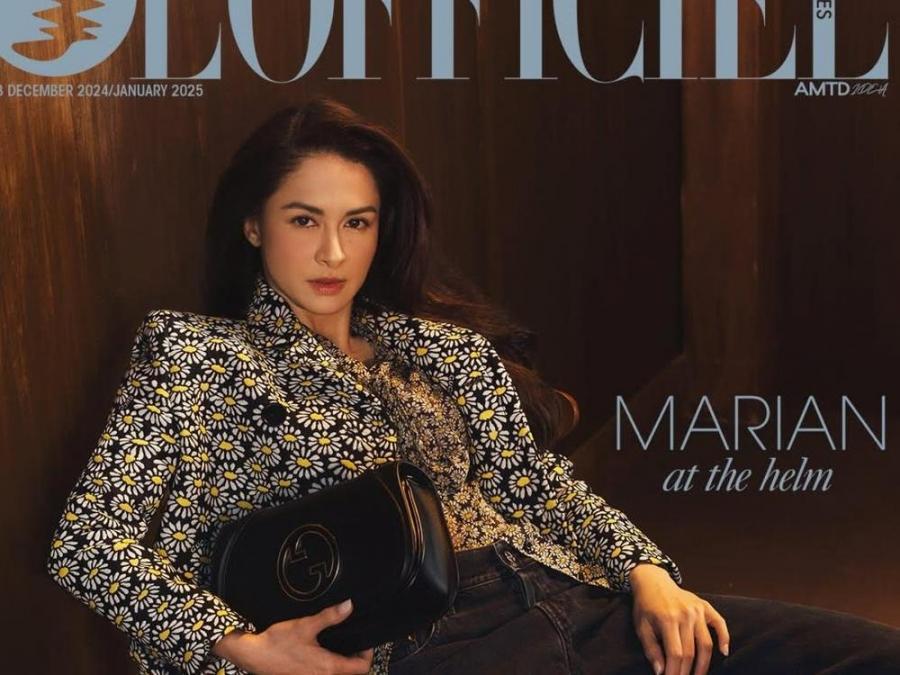 Marian Rivera looks gorgeous on the cover of local fashion magazine