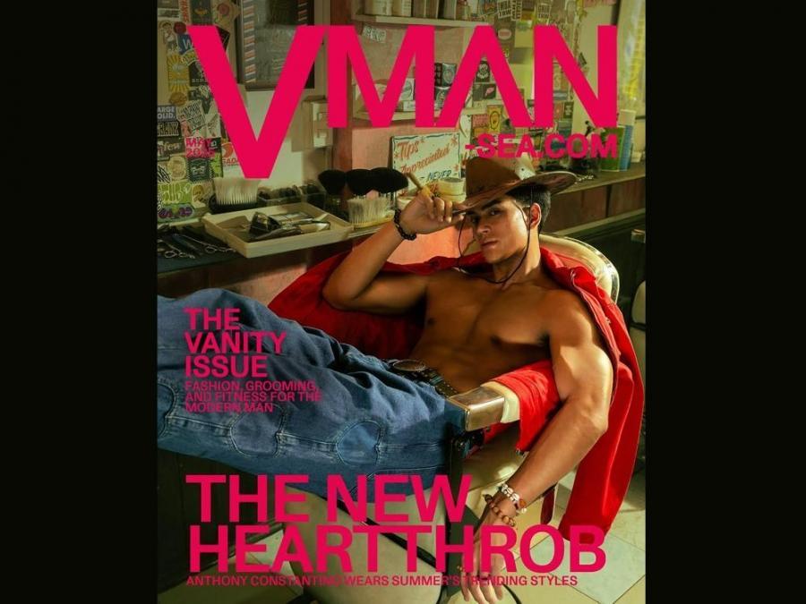Anthony Constantino is the cover star of an international lifestyle ...