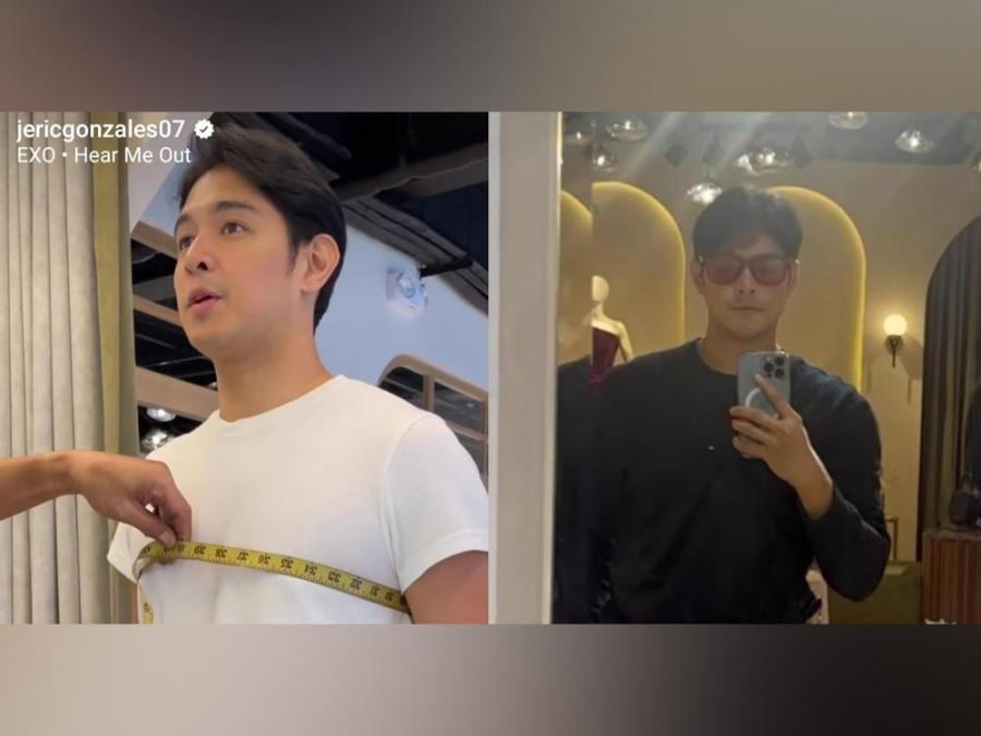 Jeric Gonzales gives a glimpse of his fitting for the GMA Thanksgiving ...
