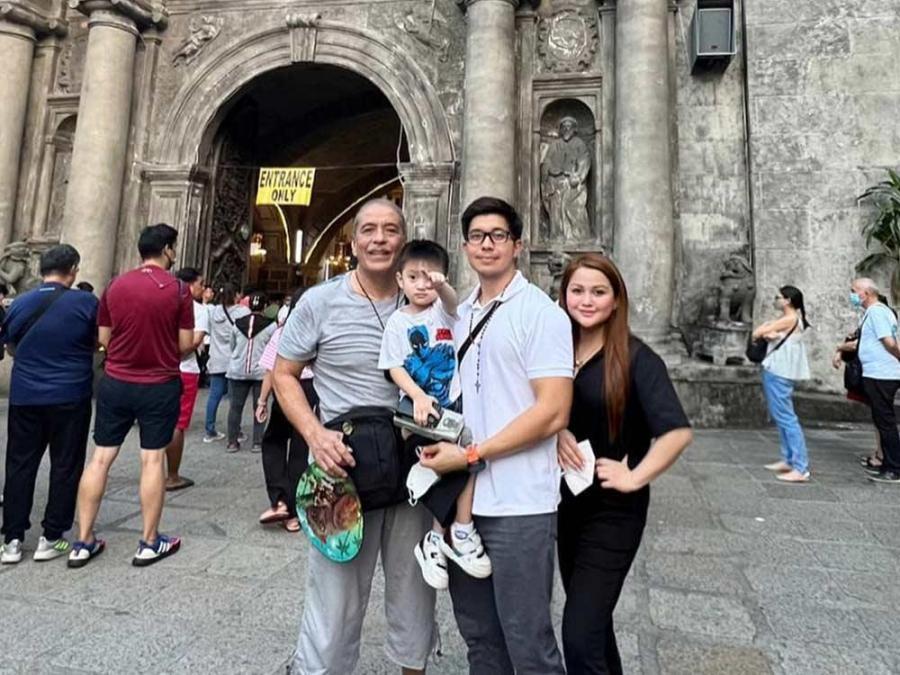 Rodjun Cruz, nag-Visita Iglesia at Stations of the Cross kasama ang ...