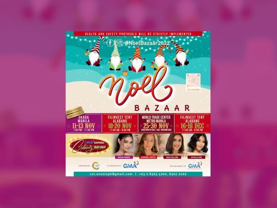 Catch your favorite Kapuso stars and enjoy the endless holiday festivities at Noel Bazaar this ...