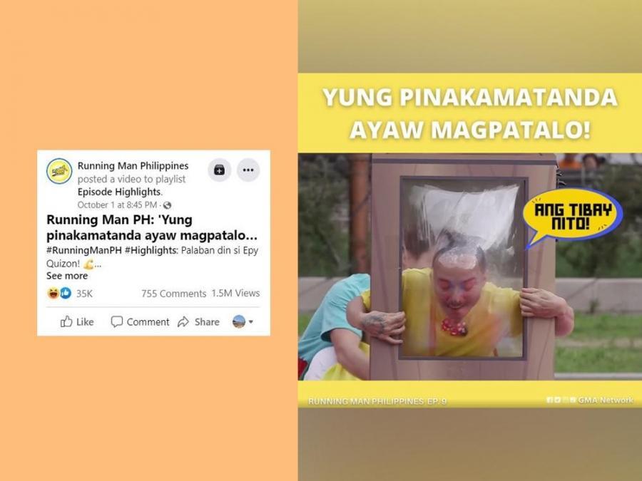 Pagkapanalo ni Epy Quizon laban sa mas batang Runners, may mahigit 1 ... Pagkapanalo ni Epy Quizon laban sa mas batang Runners, may mahigit 1 ...