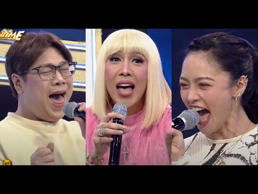 'It's Showtime' hosts, sumabak sa whistle singing challenge | GMA ...