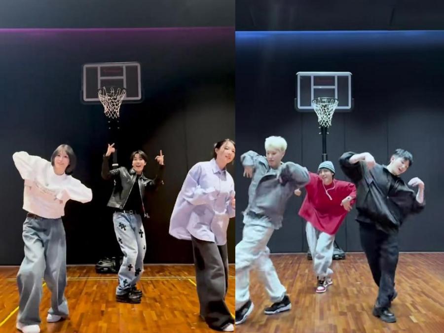 J-Hope, Momo, Nayeon, Woozi, at Hoshi, nagsama sa isang epic dance collab | GMA Entertainment