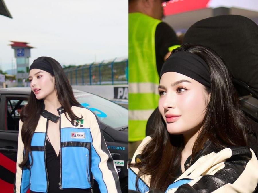 AZ Martinez is cool and chic in a racing tournament in Clark