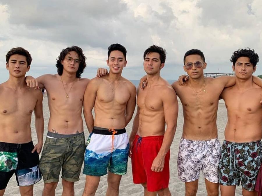 LOOK: 'G! LU' cast flaunts hard rock abs in La Union | GMA Entertainment