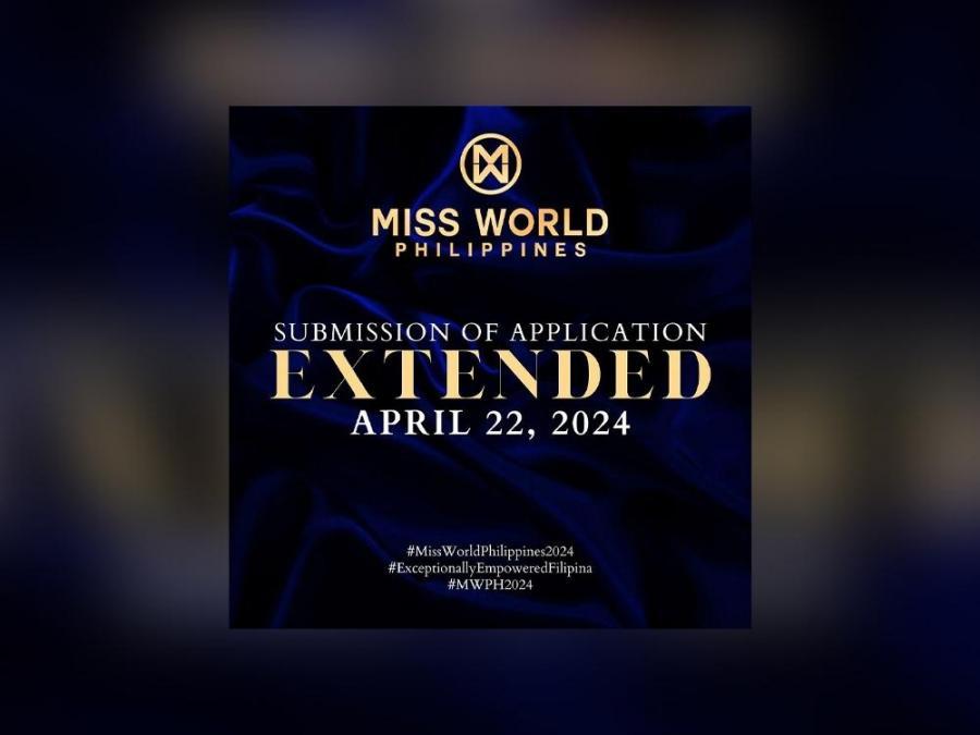 Miss World Philippines extends application deadline | GMA Entertainment Miss World Philippines extends application deadline | GMA Entertainment
