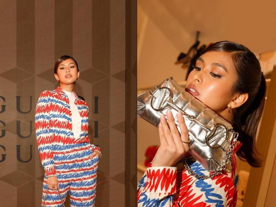 Gabbi Garcia gives off retro vibe at Gucci event