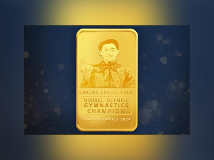 Carlos Yulo to receive a 24K gold bar from a pawn shop