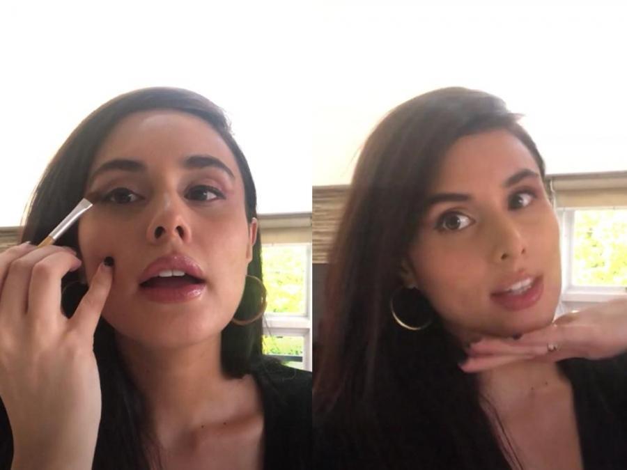 WATCH: Max Collins does makeup using drugstore products | GMA Entertainment