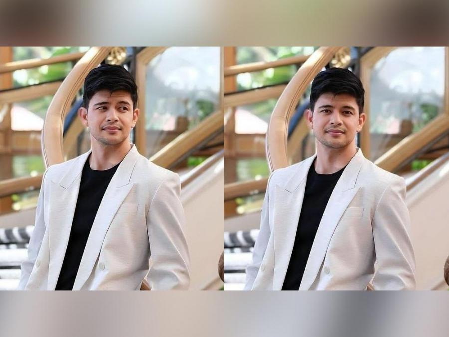 Rayver Cruz looks dapper in his white suit