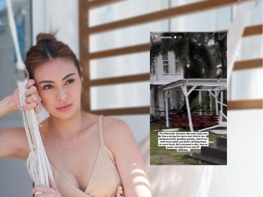 Beach resort ni Sam Pinto sa Baler, nasalanta ng Bagyong Pepito | GMA Entertainment