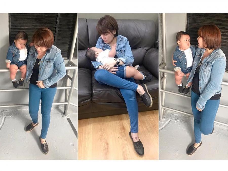 LOOK: Baby Tali's super cute OOTD photo with Baeby Baste's Mom | GMA ...