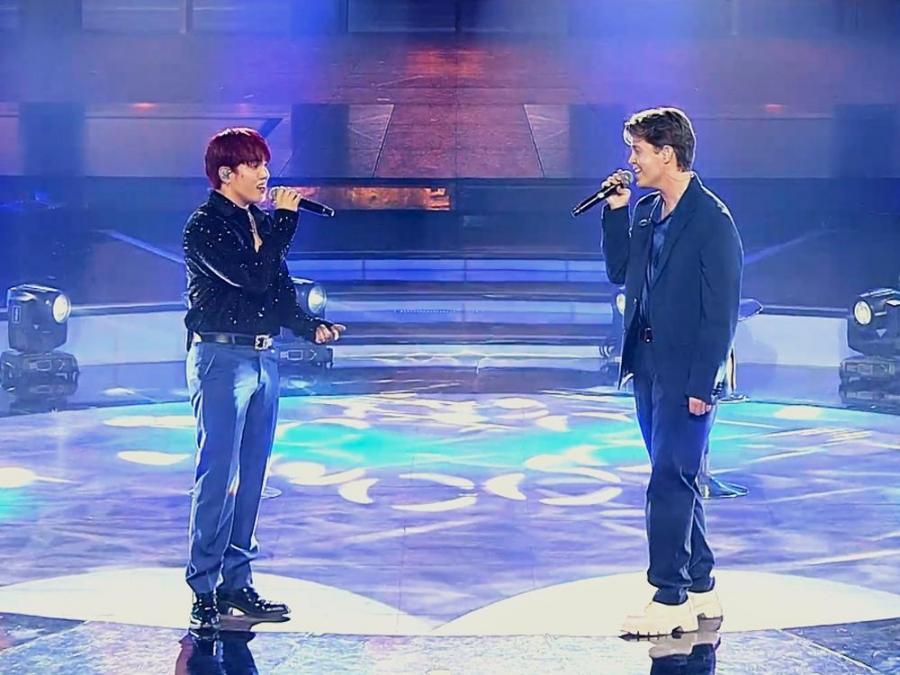 Jamie Miller performs 'Here's Your Perfect' with Stell on 'The Voice ...