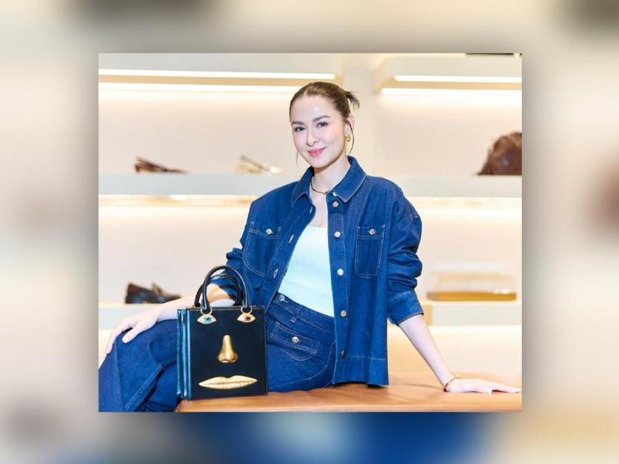 Marian Rivera charms with edgy designer bag