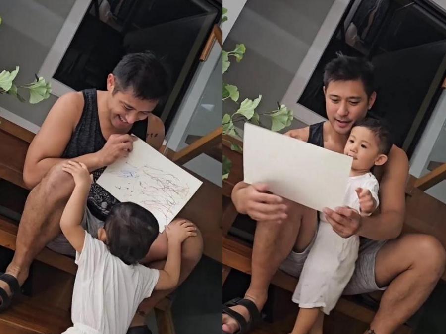 Rocco Nacino receives first Father's Day gift from son EZ | GMA ...