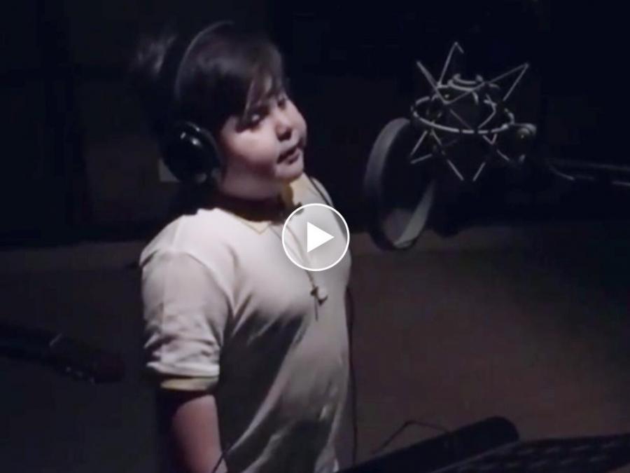 WATCH: Bae-by Baste sings 'You're Beautiful' in a recording studio ...