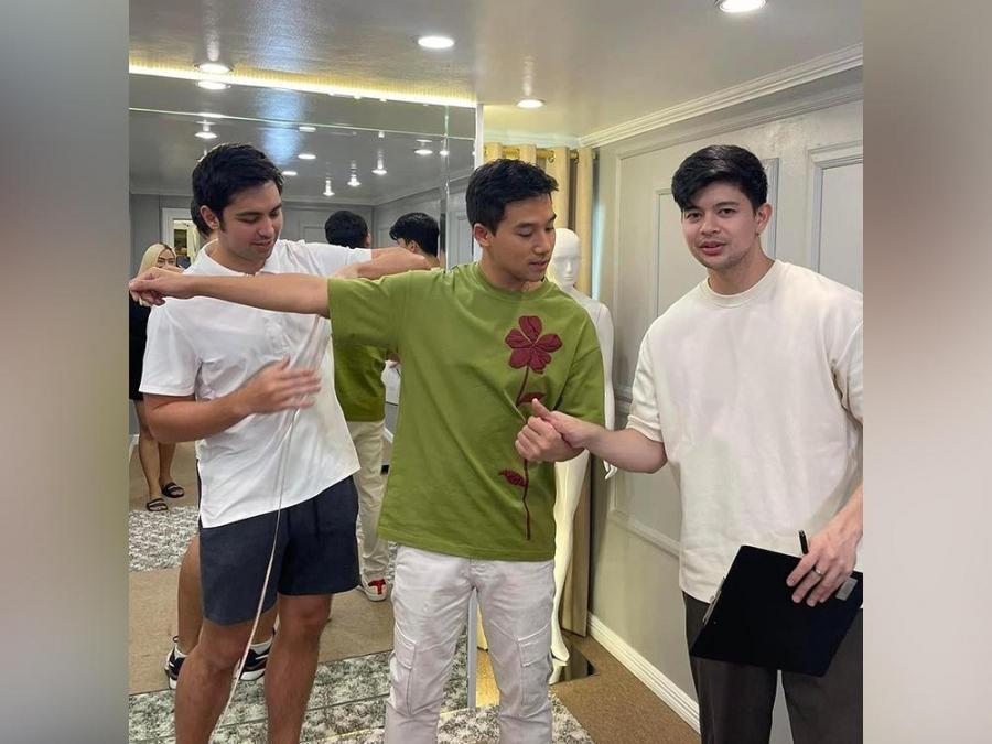 Rayver Cruz, Derrick Monasterio, at Ken Chan nagpasukat na ng susuotin ...