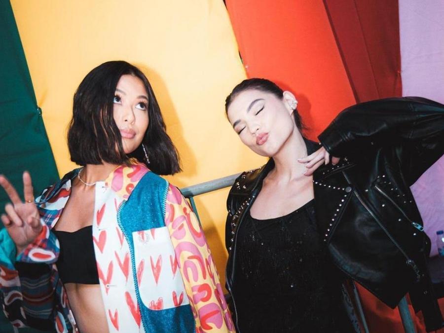 Michelle Dee and Rhian Ramos perform at Pride event