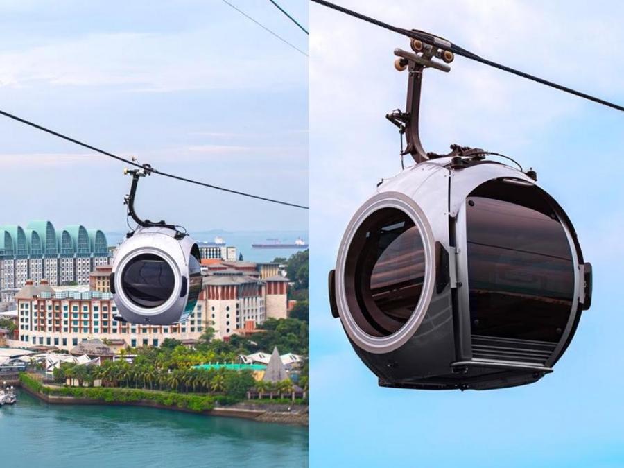 Singapore Cable Car introduces futuristic-looking SkyOrb Cabins