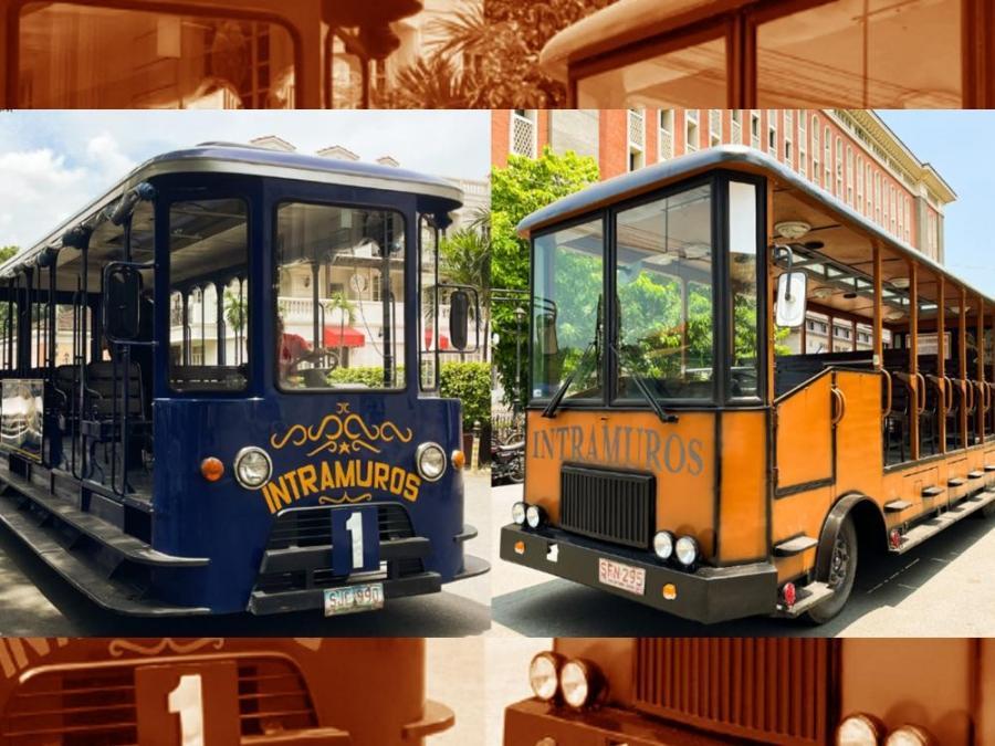 The tranvia in Intramuros is now available to the public for free