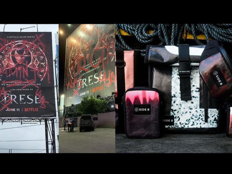 Local upcycling brand turns viral marketing ads of 'Trese' into bags