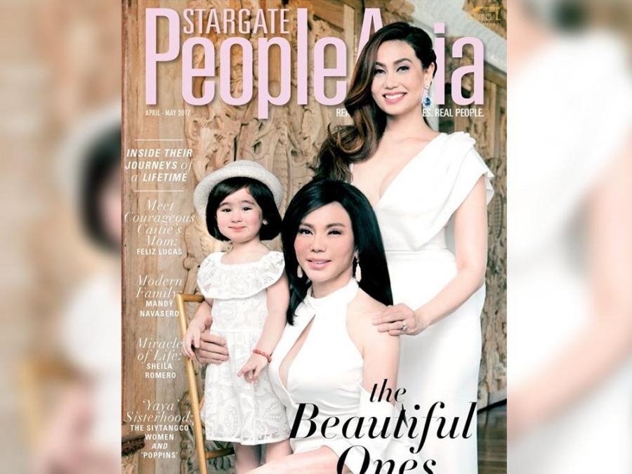 LOOK: Vicki Belo and daughters Cristalle and Scarlet Snow on the cover ...