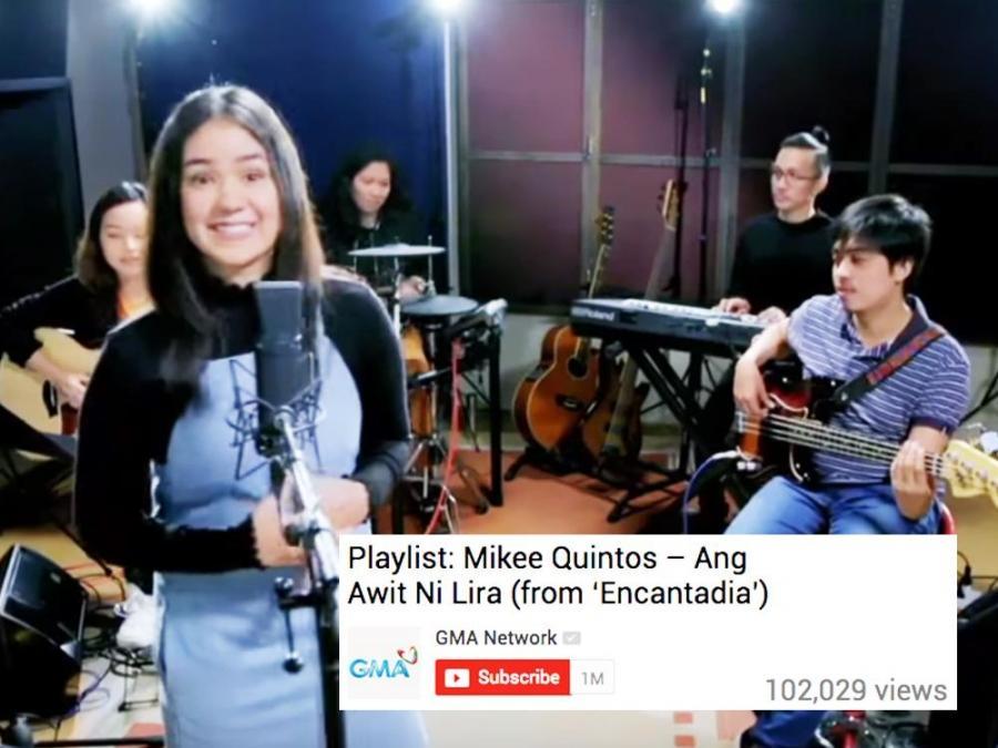 Mikee Quintos's 'Ang Awit Ni Lira' Playlist performance hits 100k views ...