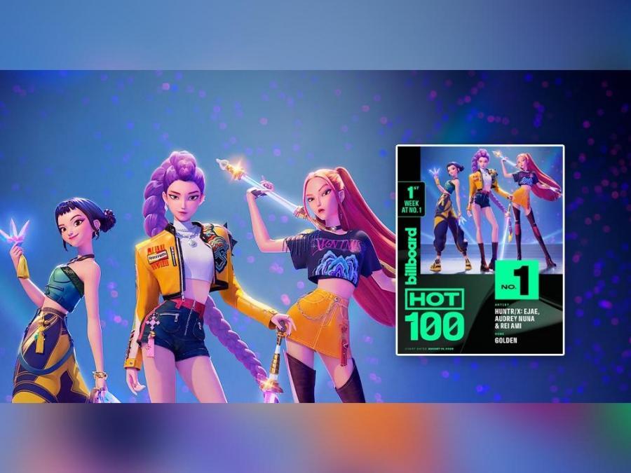 'Golden' from 'KPop Demon Hunters' tops Billboard Hot 100
