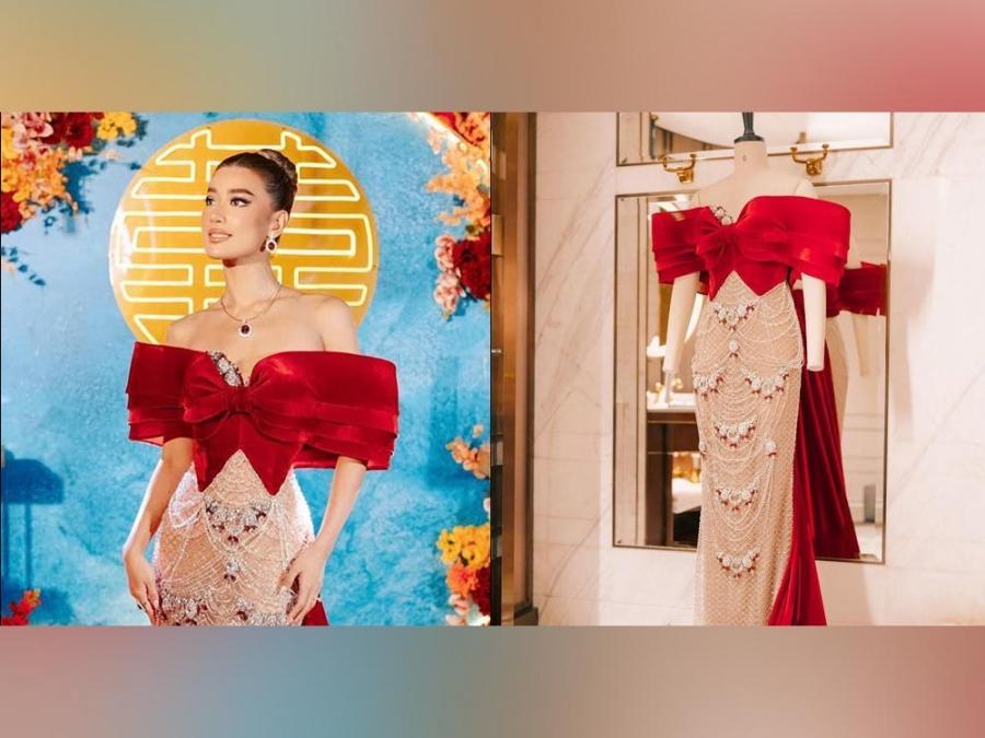 Take a look at the opulent gown Janeena Chan wore to her Ting Hun ceremony