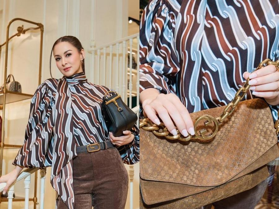 Marian Rivera looks gorgeous with two Italian designer bags