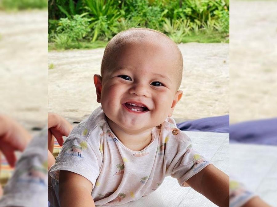 LOOK: Andi Eigenmann and Philmar Alipayo's son Koa is 9 months old! | GMA Entertainment