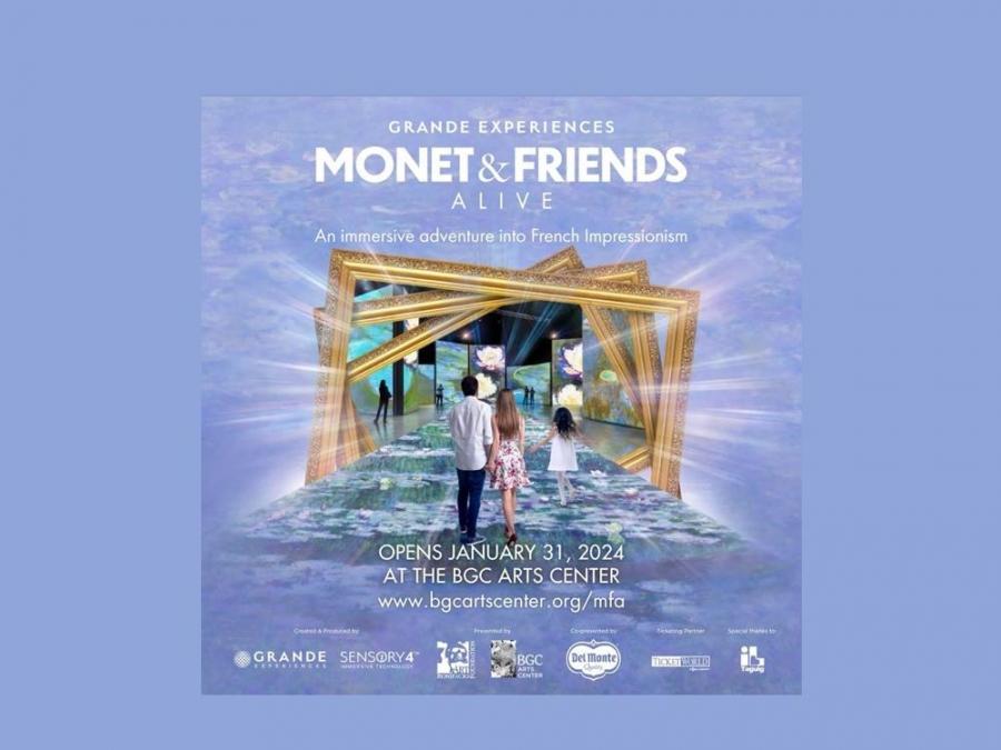 'Monet & Friends Alive' is coming to BGC this month
