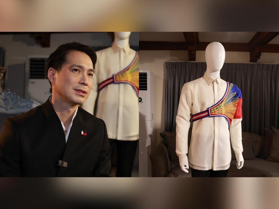 Francis Libiran's warrior-inspired Sinag barong