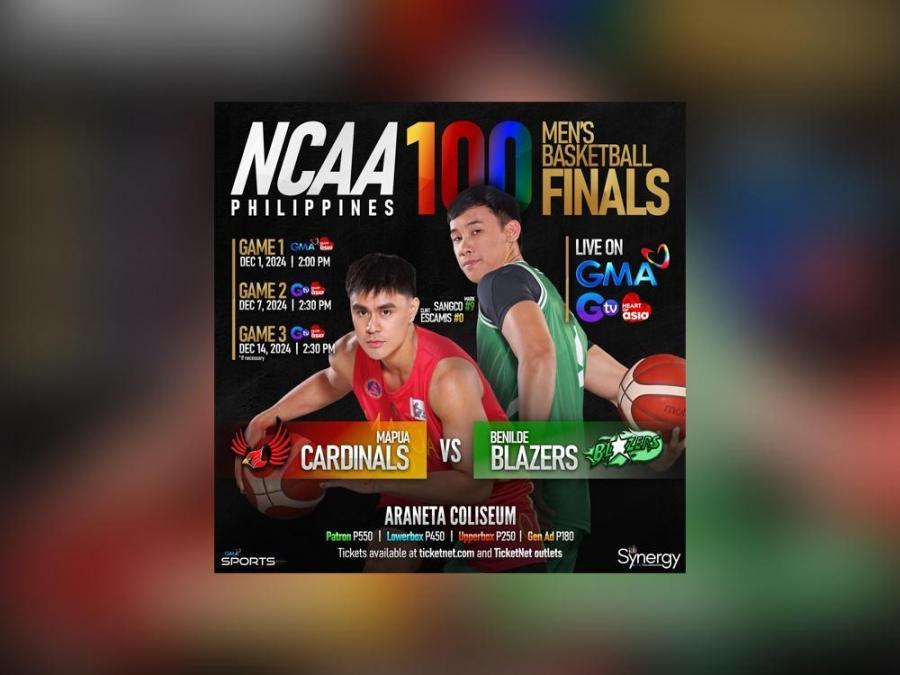 GMA Network airs the NCAA Season 100 Men's Basketball Finals