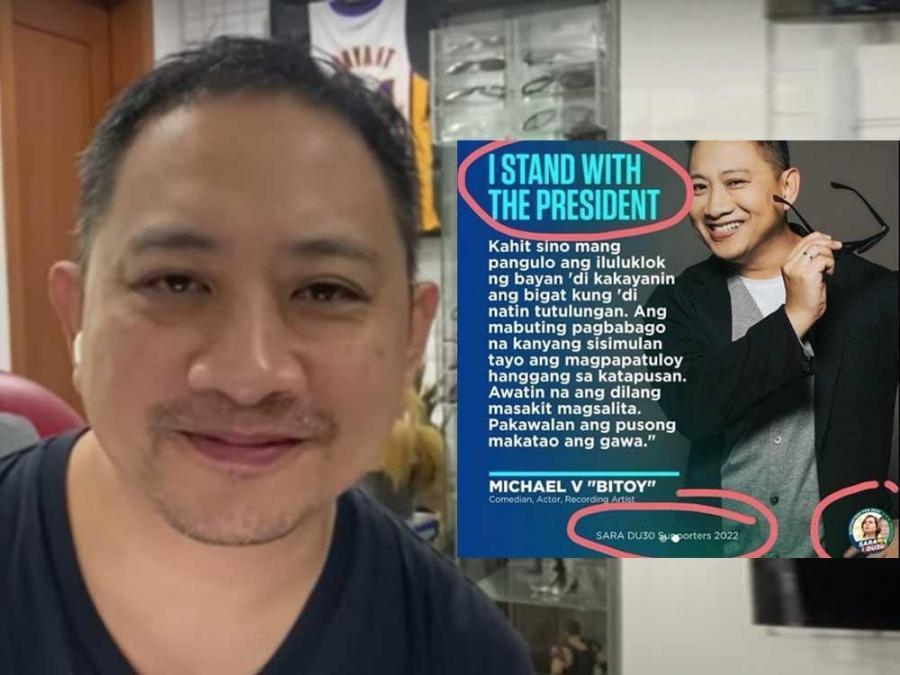Michael V, pinabulaanan ang kumakalat na 'campaign material' gamit ang ...