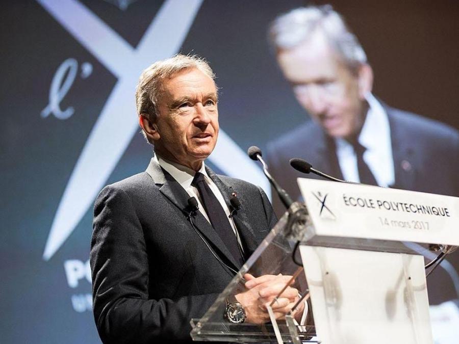 Bernard Arnault tops list of world's richest people